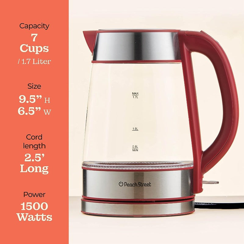 Fast Boil Electric Kettle - 1500W Auto Shutoff Safe Handling – AMAZING ...