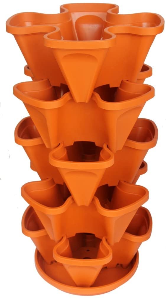 Stackable Planters | Vertical Stacking Gardening Planter – AMAZING GARDEN