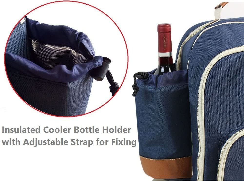 Picnic Backpack Set For 4 Waterproof | Amazing Garden – AMAZING GARDEN