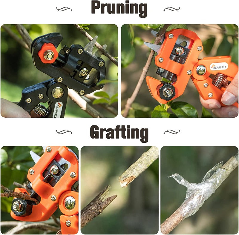 Garden Grafting Tool Kit 2-in-1 with Knife, Grafting Blades and Tapes ...