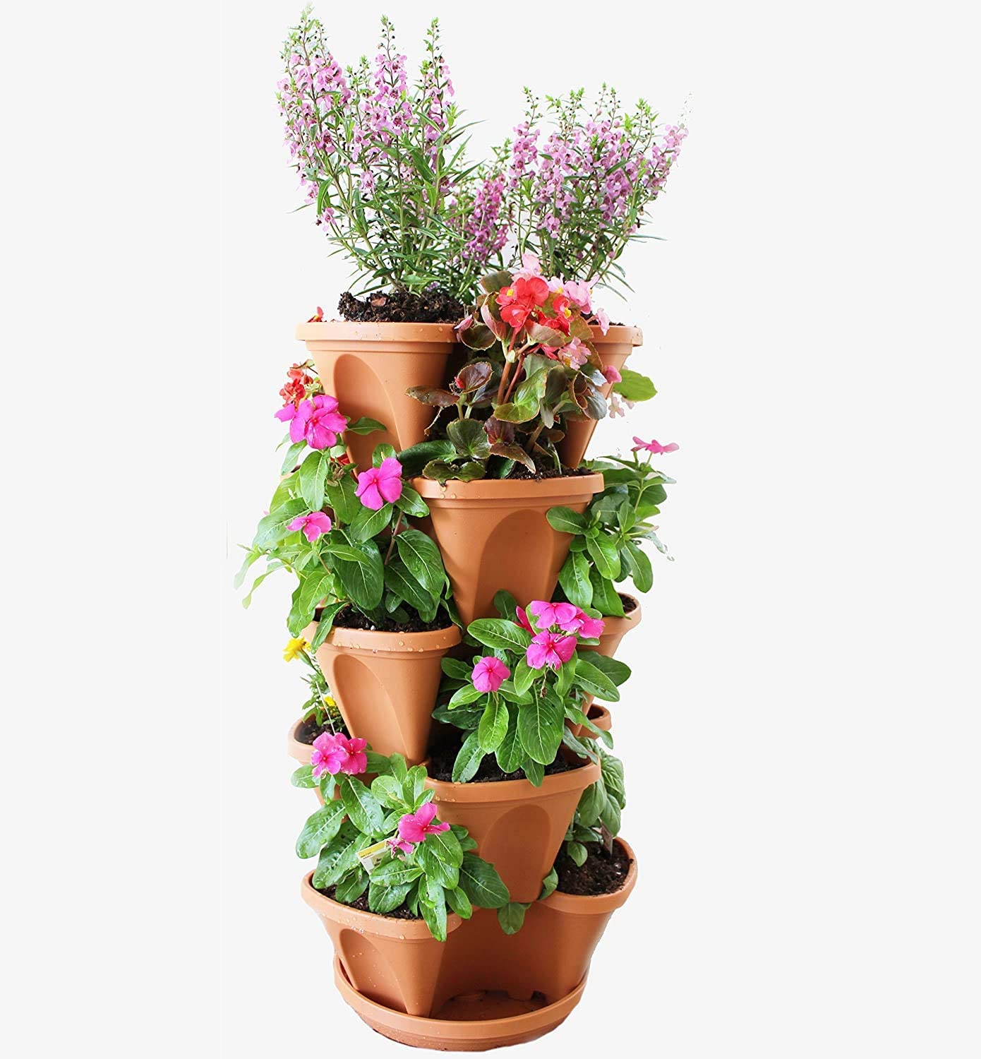 Stackable Planters | Vertical Stacking Gardening Planter – AMAZING GARDEN