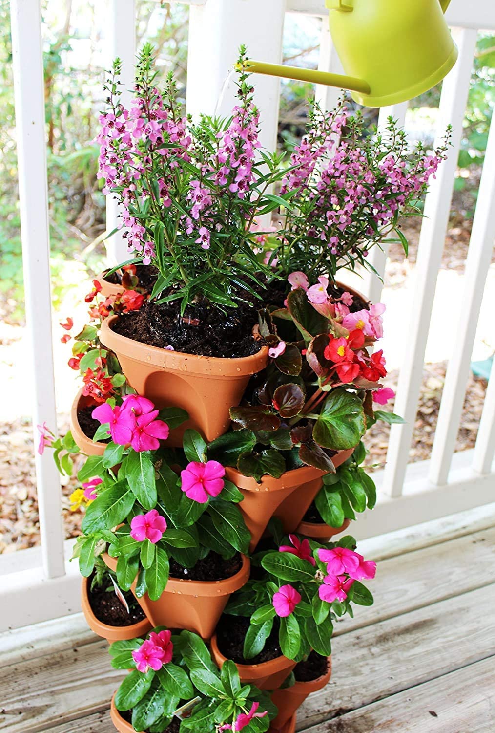 Stackable Planters | Vertical Stacking Gardening Planter – AMAZING GARDEN