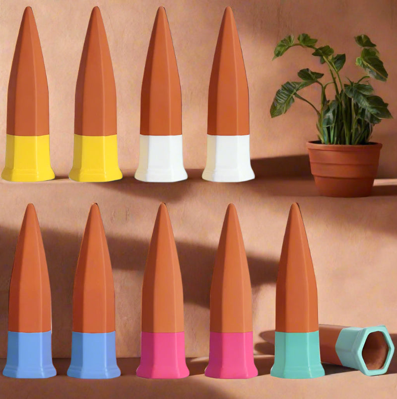 Terracotta Watering Spikes – Self-Watering Stakes | Auto Irrigation ...